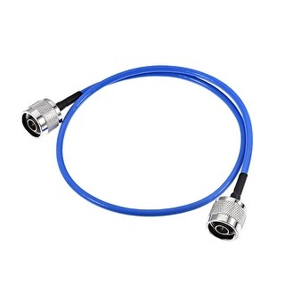 N Male to N Male Ultra Low Loss RG402 Coax Cable 50 ohm Shorter Length ...