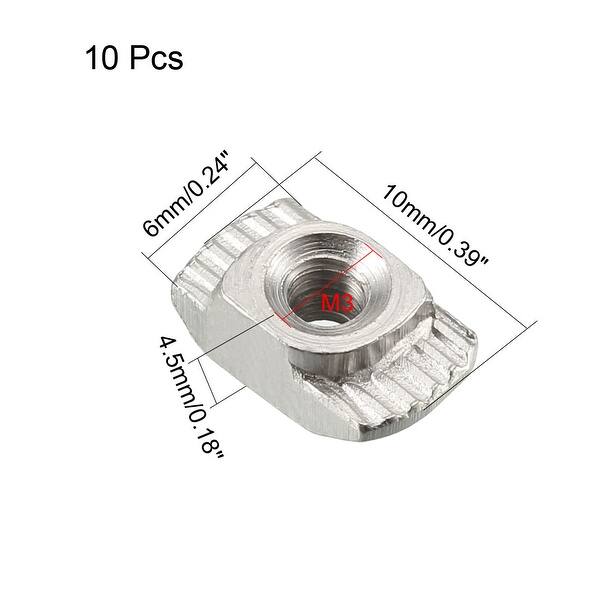 M3 Sliding T Slot Nuts for 2020 Series Aluminum Profile 10 Pcs - 20 ...