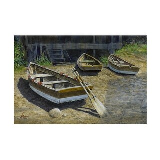 John Morrow 'Two Oar More' Canvas Art - Bed Bath & Beyond - 39538723