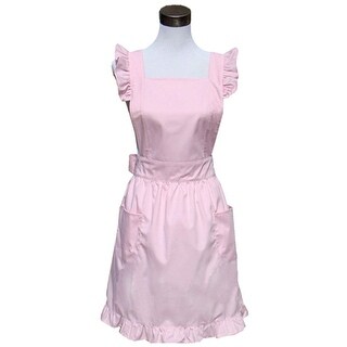 Lovely Retro Lady's Cotton Aprons Pink - Bed Bath & Beyond - 25970214
