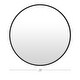 Ledel Modern Metal Framed Bathroom Vanity Mirror Round Accent Wall ...
