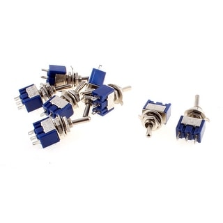 8pcs AC 125V 6A 2 Position ON/ON 3 Terminals SPDT Latching Mini Toggle ...