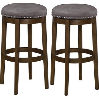 Swivel Pub Stool Kitchen Bar Stools Backless Stool Chair - Bed Bath ...
