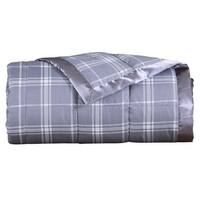 Luxury Microfiber Plaid Down Alternative Blanket - Bed Bath & Beyond ...