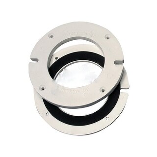 Round Beige Toilet Flange Extension Kit Plastic American Imaginations ...