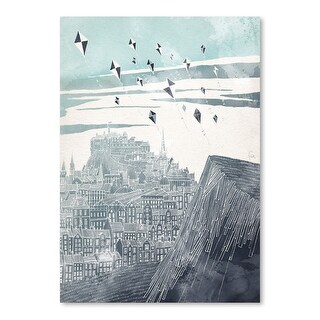 Americanflat - Kites At Dawn by David Fleck - 16"x20" Poster Art Print ...