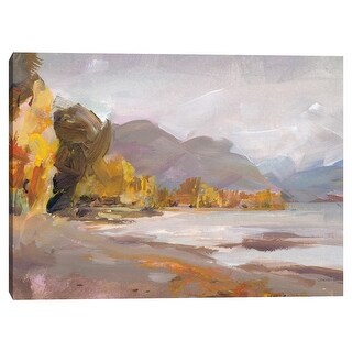 October Coast by Danhui Nai Canvas Art Print - Bed Bath & Beyond - 38921151