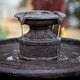 XBrand 28" Solar Water Fountain, 1-Tier, Outdoor Birdbath, Brown Resin ...