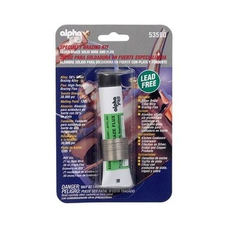 Alpha 53500 Lead Free Specialty Brazing Kit, 0.21 Oz - Bed Bath ...