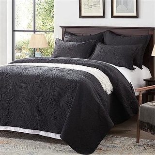Microfiber bedspread bedding set - On Sale - Bed Bath & Beyond - 38162523