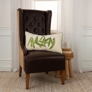 Rizzy Home Peas in a Pod Throw Pillow - Bed Bath & Beyond - 36368150