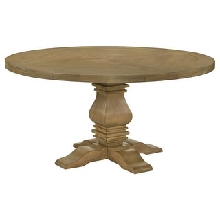 Florence Round 60-inch Pedestal Base Dining Table - Bed Bath & Beyond ...