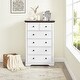 6 Drawer Dresser,6 Drawers cabinet Tall Chest of Drawers Closet Organizers Storage Clothes ...