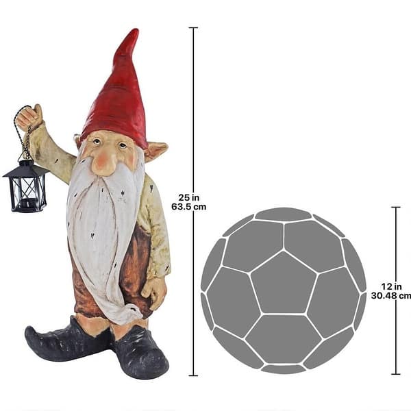 Design Toscano Wheezer Santa's Keeper Of Light Christmas Elf Statue ...