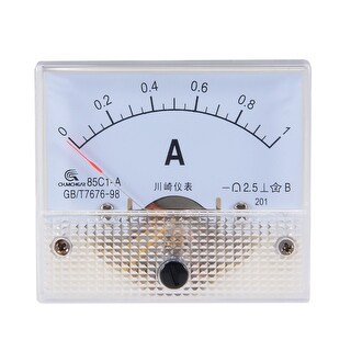 85C1-A Analog Current Panel Meter DC 1A Ammeter Ampere Tester Gauge 1 ...
