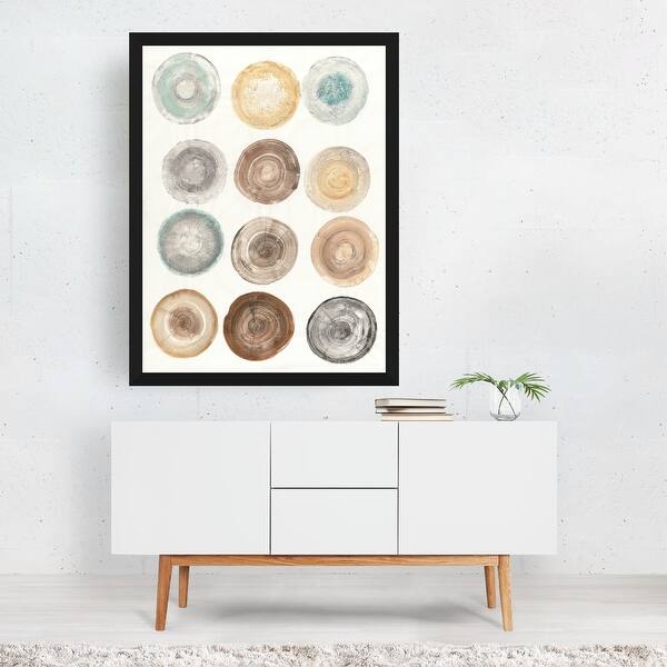 Counting the Years Illustrations Abstract Circles Art Print/Poster ...