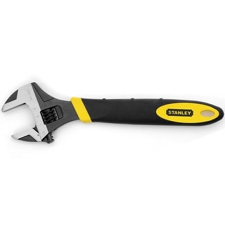Stanley Hand Tools 90-950 12" Max Steel Adjustable Wrench - Bed Bath ...