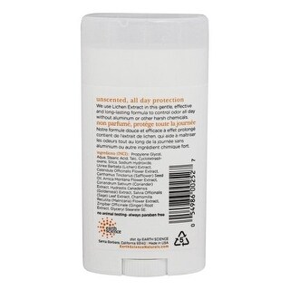Earth Science Liken Plant Natural Deodorant Unscented - 2.5 oz (6 pack ...