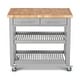 Chris & Chris Pro Chef Work Station Natural All Wood - Bed Bath ...