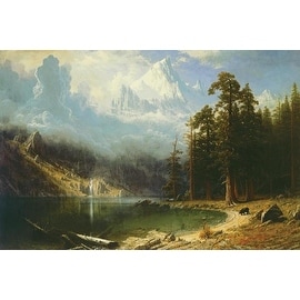 Mount Corcoran by Albert Bierstadt Landscapes And Scenery Art Print ...