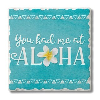Counterart Absorbent Stone Coasters - Aloha - Set of 4 - 4x4x189 - Bed ...