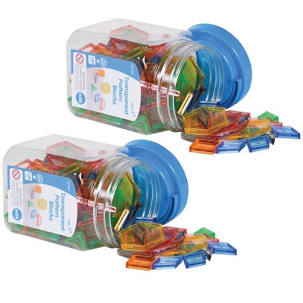 (2 Ea) Transparent Pattern Blocks Mini Jar - Bed Bath & Beyond - 28073055