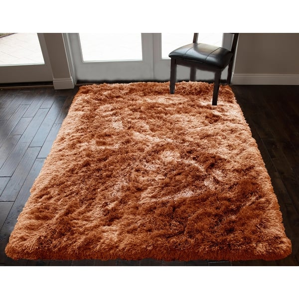 dark rust colored rug
