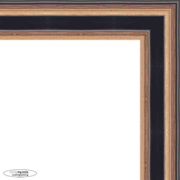29x23 Traditional Gold Complete Wood Picture Frame with UV Acrylic ...