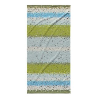 GLITCH CHARTREUSE Beach Towel By Kavka Designs - 36" x 72" - Bed Bath ...