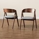 Danton Mid-Century Modern Wood Dining Chair Set (2PCs) - Bed Bath & Beyond - 34237728
