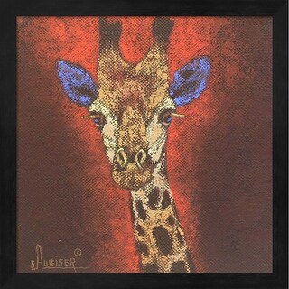 Sharon Weiser 'Giraffe' Framed Art - Bed Bath & Beyond - 36591528