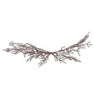White Frosted Berry Twig Swag - Set of 4 - Bed Bath & Beyond - 36112325