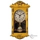 Clockswise Vintage Grandfather Wood-Looking Plastic Pendulum Decorative ...