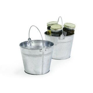 Versatile 6-Inch Round Decorative Pail for Tables and Display - 6”Dia ...