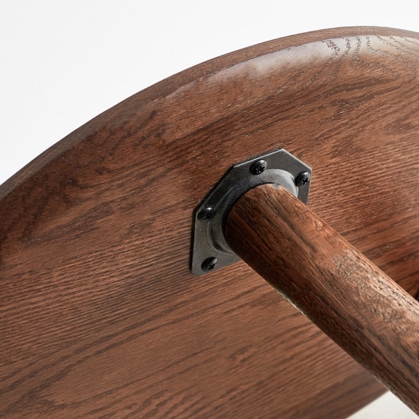 Solid Oak Wood Top Plate Desk Pebble Shaped Wooden Coffee Table - Bed ...