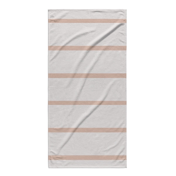 TILLY SOFT MORNING STRIPE Beach Towel By Erin Vanessa - 36" x 72" - Bed ...