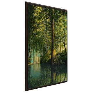 "Peaceful River" Print on Floating Canvas - Bed Bath & Beyond - 36488659