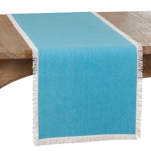 Table Runner With Fringe Border Design - Bed Bath & Beyond - 31435089