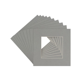20x20 Mat for 12x12 Photo - Mid Grey Matboard for Frames Measuring 20 x ...