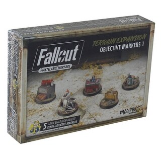Fallout: Wasteland Warfare Terrain Expansion Objective Markers 1 - Bed ...
