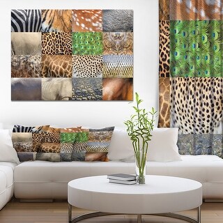 Designart "Real animals skin" Digital Art on wrapped Canvas - Bed Bath ...