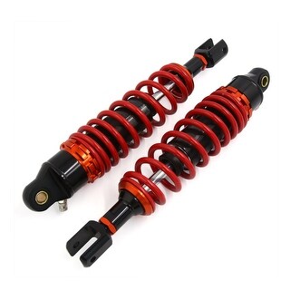 Red Black 35cm Length Universal Motorcycle Rear Suspension Shock ...