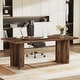 63-Inch Modern Executive Desk Large Office Computer Desk Writing Table ...
