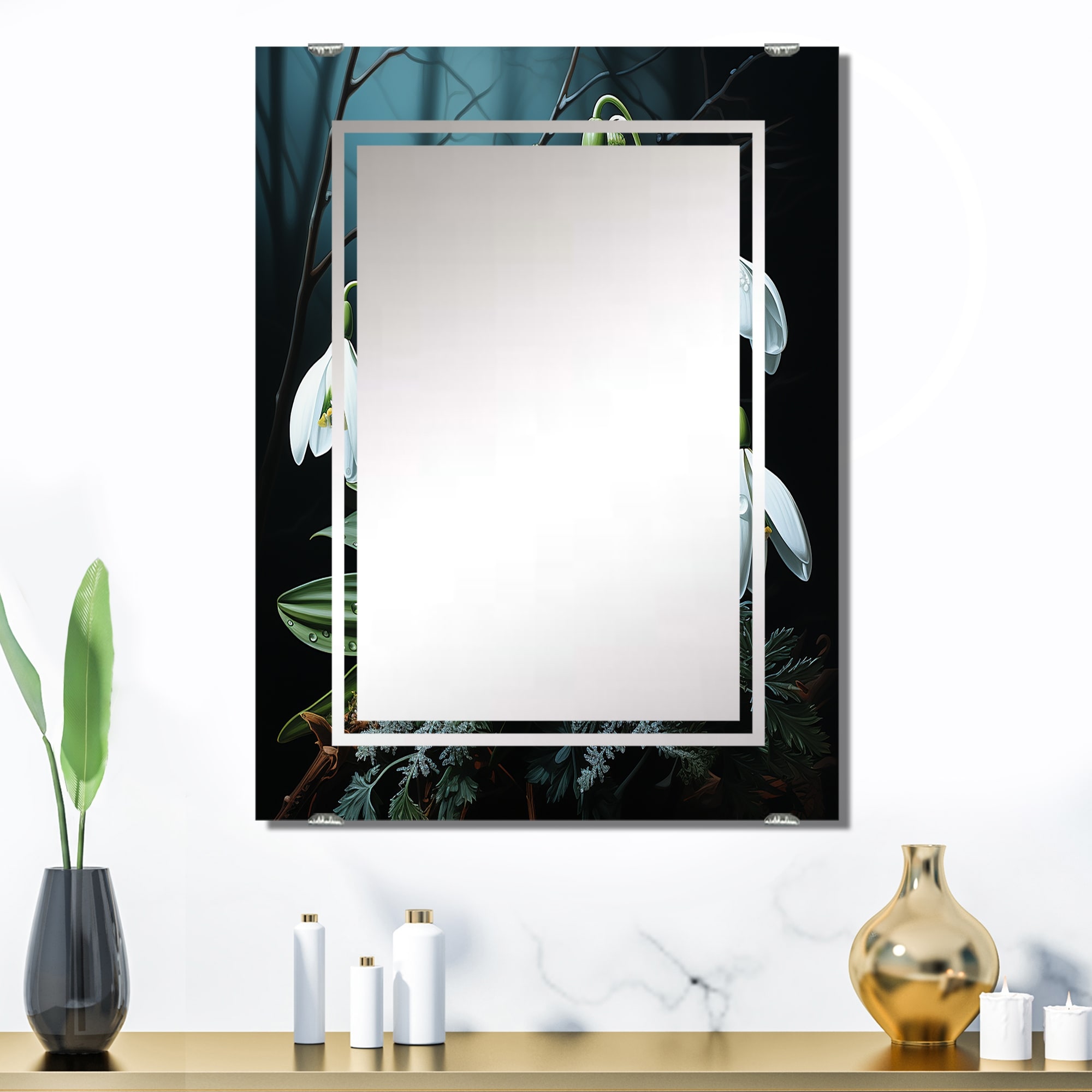 snowdrop mirror