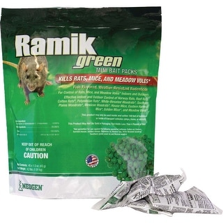 Ramik Green Pellet Bait Pack Rat And Mouse Poison (45-Pack) - 1 Each ...