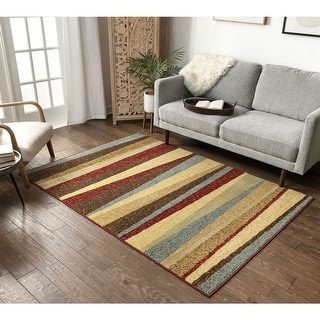 Well Woven Eastgate Modern Stripe Multi Color Area Rug - 8'2" x 9'10 ...