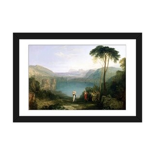 iCanvas "Lake Avernus- Aeneas and the Cumaean Sibyl, c.1814-5 " by J.M ...