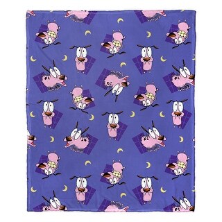 Cartoon Network's Courage The Cowardly Dog Silk Touch Throw Blanket ...