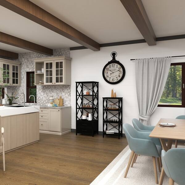 Brown MDF Vintage Wall Clock No Theme 39 x 28 x 3 - On Sale - Bed Bath ...