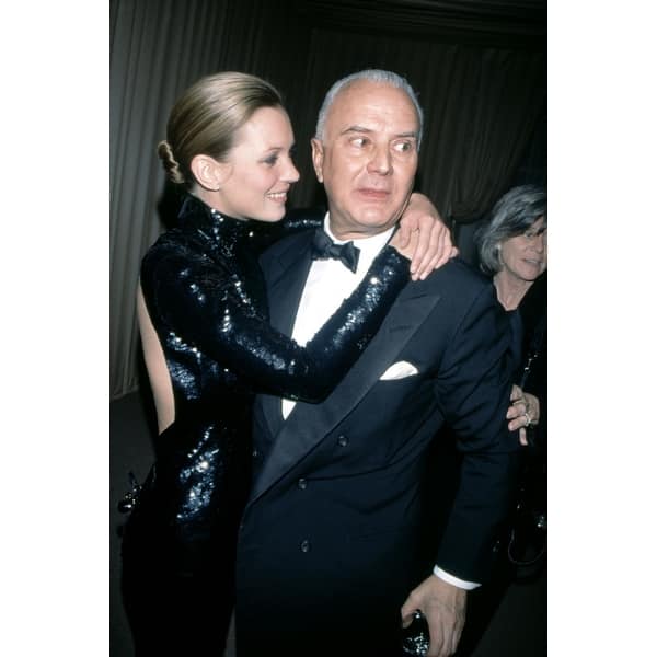 Kate Moss Manolo Blahnik At Cfda Awards February 8 1998 Photo By Sean ...